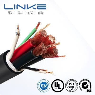 China UL758/UL1581 Standard Multi-Core Round Wire Control Braided Shielded Electronic Cable for sale