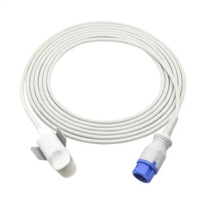 China Reusable Medical SpO2 Adapter Cable with Tinned Copper Core for High Voltage Applications for sale