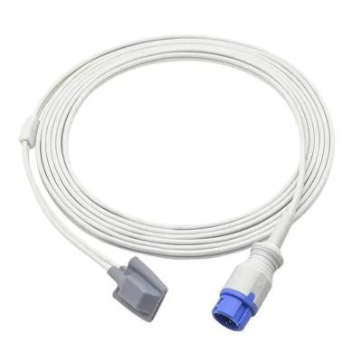 China Reusable TPU Insulated SpO2 Extension Cable with 1.2m and 3m Lengths for Medical Equipment Connection for sale