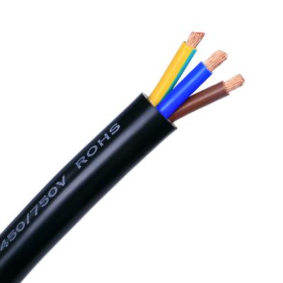 China PVC Insulated 4-Core Tinned Copper Flexible Cable for 300V Household and Industrial Use for sale