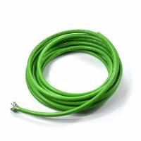 China Copper / Tinned Copper Conductor Material Customized Green PUR Jacket Canbus Industrial Bus Cable with Round Wire Material Shape for sale