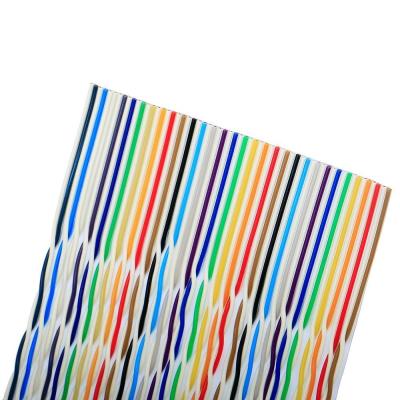 China Flat Wire Data Cable with XLPE Insulation Material 8/10/14/16/20/40/50 Pin Extension Wiring for sale