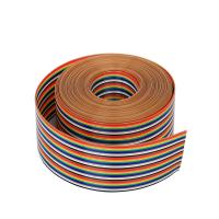 China Flexible Ribbon Color Flat Cable for Communication Equipment Minimum Thickness 0.69 for sale