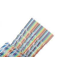 China Flexible Copper Flat Cable for IDC Connectors Customized Request and PVC Sheath for sale