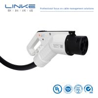 China Black Type2 To Type2 EV Charger Cable 32A 11kw 3 Phase With Silicone Jacket for sale