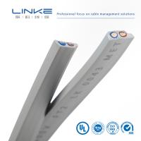 China UL1185 Flat Wire Gray PVC Parallel Cable With 10 Pin Flexible Flat Ribbon Shape for sale