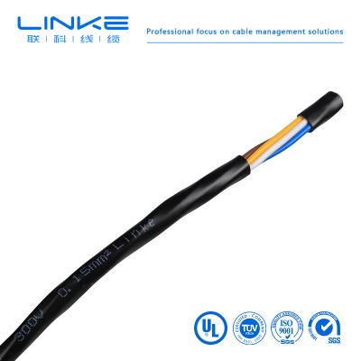 China Copper Conductor Royal Cord Flexible Cable RVV, 2 3 4 5 Core 0.75 1 1.5 2.5 4 6mm Electrical Cable Wire H05VV-F Power Cable for sale