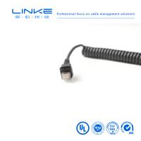 China Category 6 Gigabit Shielded Industrial Spring Network Cable With RJ45 Connector For Industrial Ethernet for sale