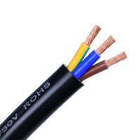 China H05VV-F 3 Core 6mm Flexible Power Cable Fine Stranded Copper Conductor PVC Sheathed Multicore Electrical Wire for sale