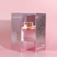 China Luxury Gold Foil Stamped Butterfly Wing Design Perfume Gift Box with Eco-Friendly Cardboard for sale