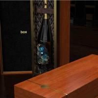 China Luxury Handmade MDF Wooden Wine Box with Custom Gold Stamping Logo - Premium Wine Gift Packaging for sale