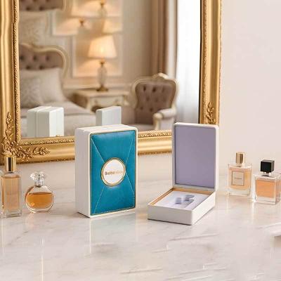 China Elegant Portable One Slot Leather Perfume Box for sale