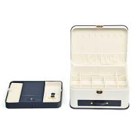 China Premium Customizable PU Leather Jewelry Box with Mirror for sale