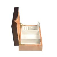 China Handcrafted Wooden Jewelry Box with Carved Groove Design, Custom Wholesale Wood Jewellery Gift Box for sale