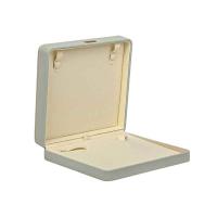 China Soft Microfiber Suede Jewelry Gift Box for Necklaces, Custom Wholesale Necklace Packaging Box for sale