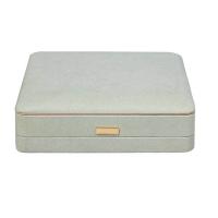China Soft Microfiber Suede Jewelry Gift Box for Necklaces, Custom Wholesale Necklace Packaging Box for sale