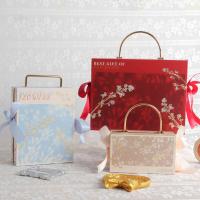 China Luxurious Metal Handle Matt Printed Wedding Gift Box Manufacturer Wholesale for sale