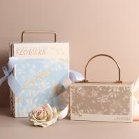 China Luxurious Metal Handle Matt Printed Wedding Gift Box Manufacturer Wholesale for sale