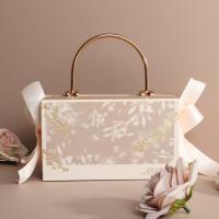 China Luxurious Metal Handle Matt Printed Wedding Gift Box Manufacturer Wholesale for sale