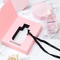 China Manufacturer Custom Pink Perfume Packaging Box With Hot Stamping Logo for sale