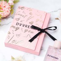 China Manufacturer Custom Pink Perfume Packaging Box With Hot Stamping Logo for sale
