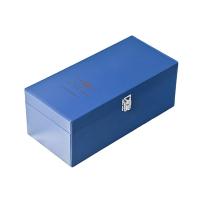China Personalized PU Leather Wine Gift Box With Handle Wholesale Manufacturer for sale