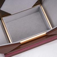 China Vintage Brown Double-Door Luxury Custom Perfume Box For Display Wholesale for sale
