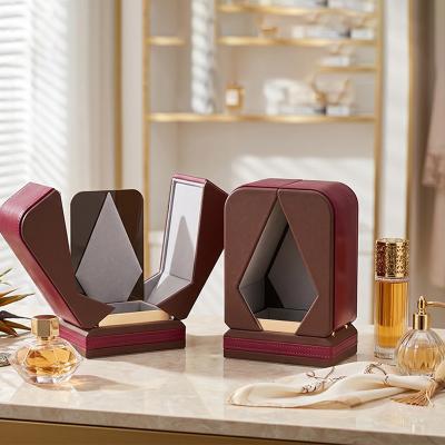 China Vintage Brown Double-Door Luxury Custom Perfume Box For Display Wholesale for sale
