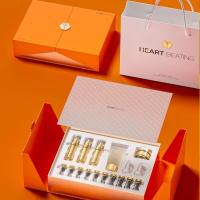 China Custom Double Door Hot Stamping Cosmetic Perfume Gift Box With Logo for sale