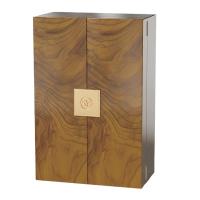 China Luxury Double Door Wooden Liquor Gift Box With Drawer Whiskey Brandy Box Wholesale for sale