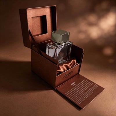 China Custom Satin Lined Luxury Perfume Gift Box With Logo for sale
