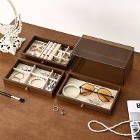China Multi Layer Leather Jewelry Box Luxury Necklace Earring Storage Organizer Wholesale for sale