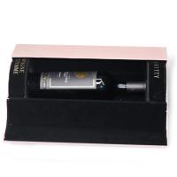 China Custom Double Door Wine Gift Box, Luxury Rigid Cardboard Red Wine Packaging Box With EVA Foam Insert for sale