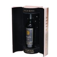 China Custom Double Door Wine Gift Box, Luxury Rigid Cardboard Red Wine Packaging Box With EVA Foam Insert for sale