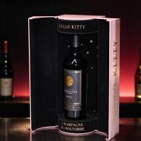 China Custom Double Door Wine Gift Box, Luxury Rigid Cardboard Red Wine Packaging Box With EVA Foam Insert for sale