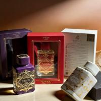 China Custom Arabian Oud Perfume Box With Window Luxury Middle East Fragrance Packaging Wholesale for sale