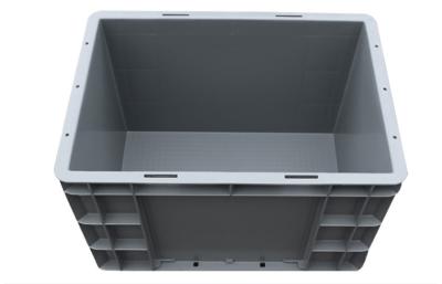 China Euro Stackable Plastic Storage Container 600x400mm Industrial Tote Box for sale