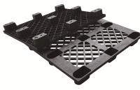 China 4 Way Entry 9 Feet HDPE Nestable Plastic Pallet 1200x1000mm 1.5T Static Load for sale