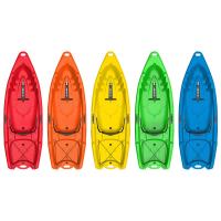 China 2 Person HDPE Fishing Kayak 7ft 9in Lightweight Rowing Boat for Lakes and Rivers for sale