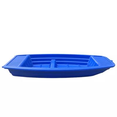 China 3.5m LLDPE Plastic Rowing Fishing Boat 40kg Unsinkable for Fishermen for sale