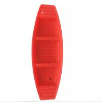 China 3.5m LLDPE Plastic Rowing Fishing Boat 40kg Unsinkable for Fishermen for sale