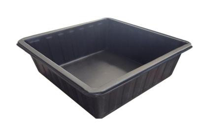 China PE Large Size Plastic Plant Grow Bed Aquaponics Rotomold Food Grade Square 125 Gallons for sale
