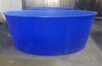 China Large LLDPE Round Fish Stock Tank 5000L Capacity Aquaponic Grow Bed Water Tank for sale