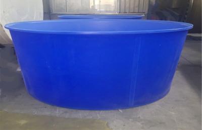 China Large LLDPE Round Fish Stock Tank 5000L Capacity Aquaponic Grow Bed Water Tank for sale