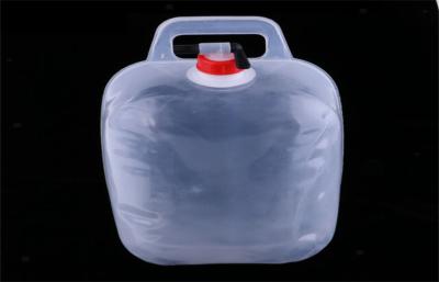 China 10 Liter 2.5 Gallon Collapsible Jerry Can LDPE Water Container for Emergency Relief for sale