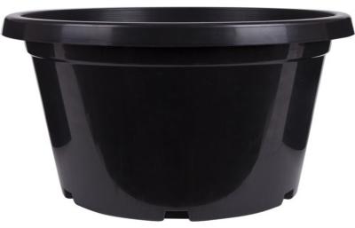 China 3 Gallon Round Plastic Plant Pot 50x15x19cm Thick PP Flowerpot for Vegetables for sale