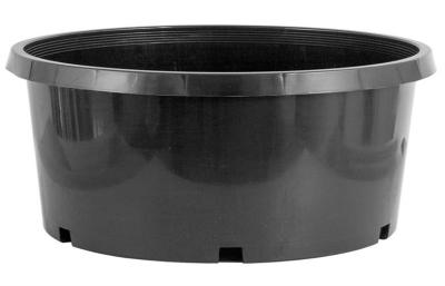 China Plastic 7 Gallon Plant Pots Horticultural Cylindrical Durable Resin Flowerpot for sale