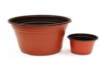 China Square Plastic Plant Pots 6 Inch 1.5 Gallon Heavy Duty Thickened PP Resin Flower Pot with Drainage Holes for sale