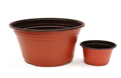 China Square Plastic Plant Pots 6 Inch 1.5 Gallon Heavy Duty Thickened PP Resin Flower Pot with Drainage Holes for sale