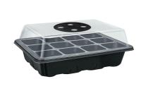 China PP Plastic Seed Germination Trays 50-200 Cells Hydroponic Nursery Trays for Greenhouse Vegetable Planting for sale